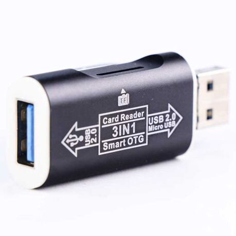 Earldom Micro USB, Micro SD, USB OTG Card Reader* – TechCollective